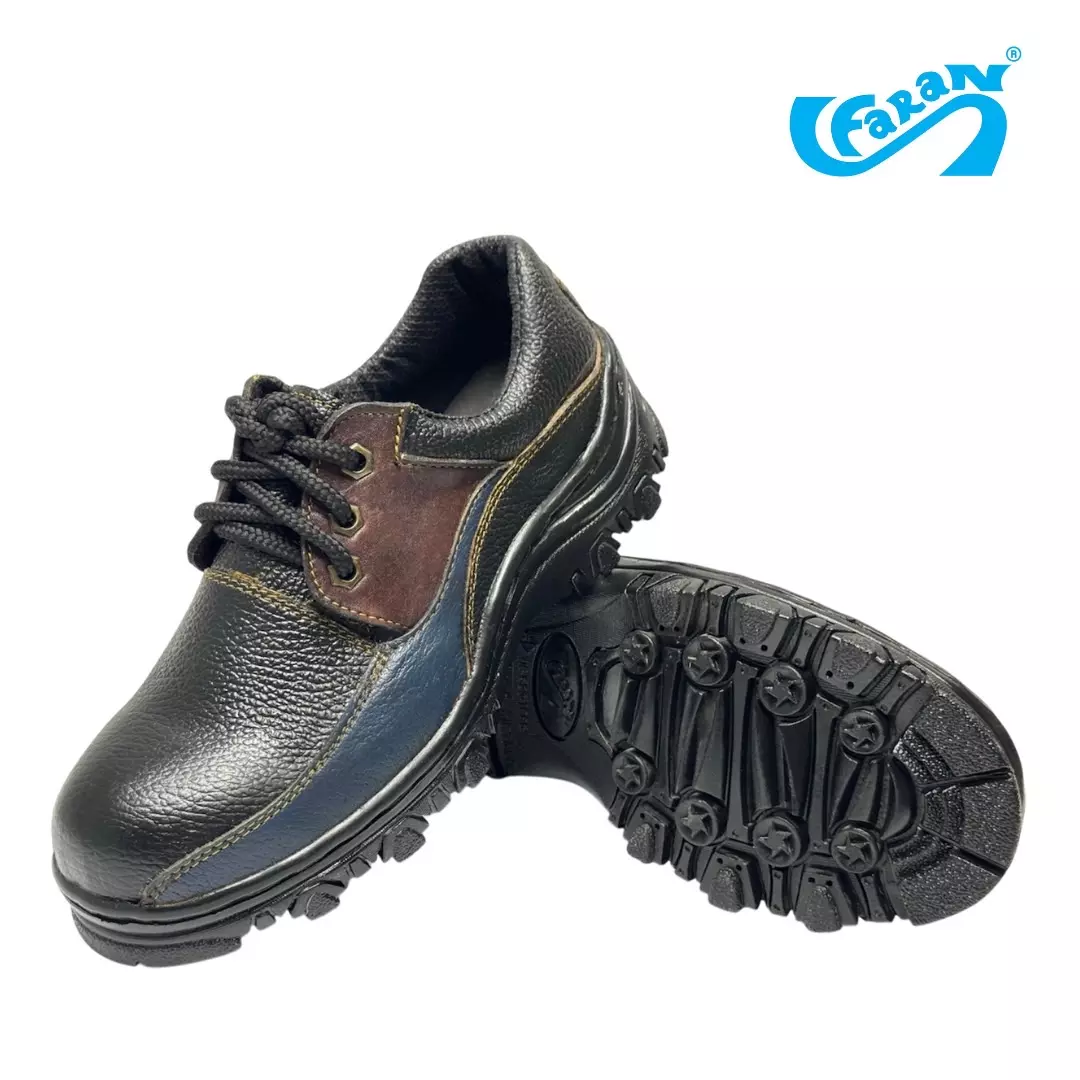รองเท้าเซฟตี้ หุ้มส้น หนังแท้ รุ่น MNJB - Faran Shoes รองเท้าเซฟตี้คุณภาพ